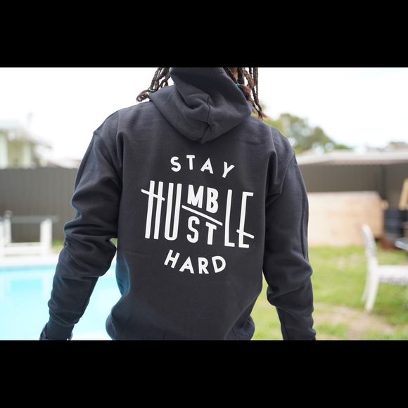 Gildan | Sweaters | Stay Humble Hustle Hard Hoodie | Poshmark